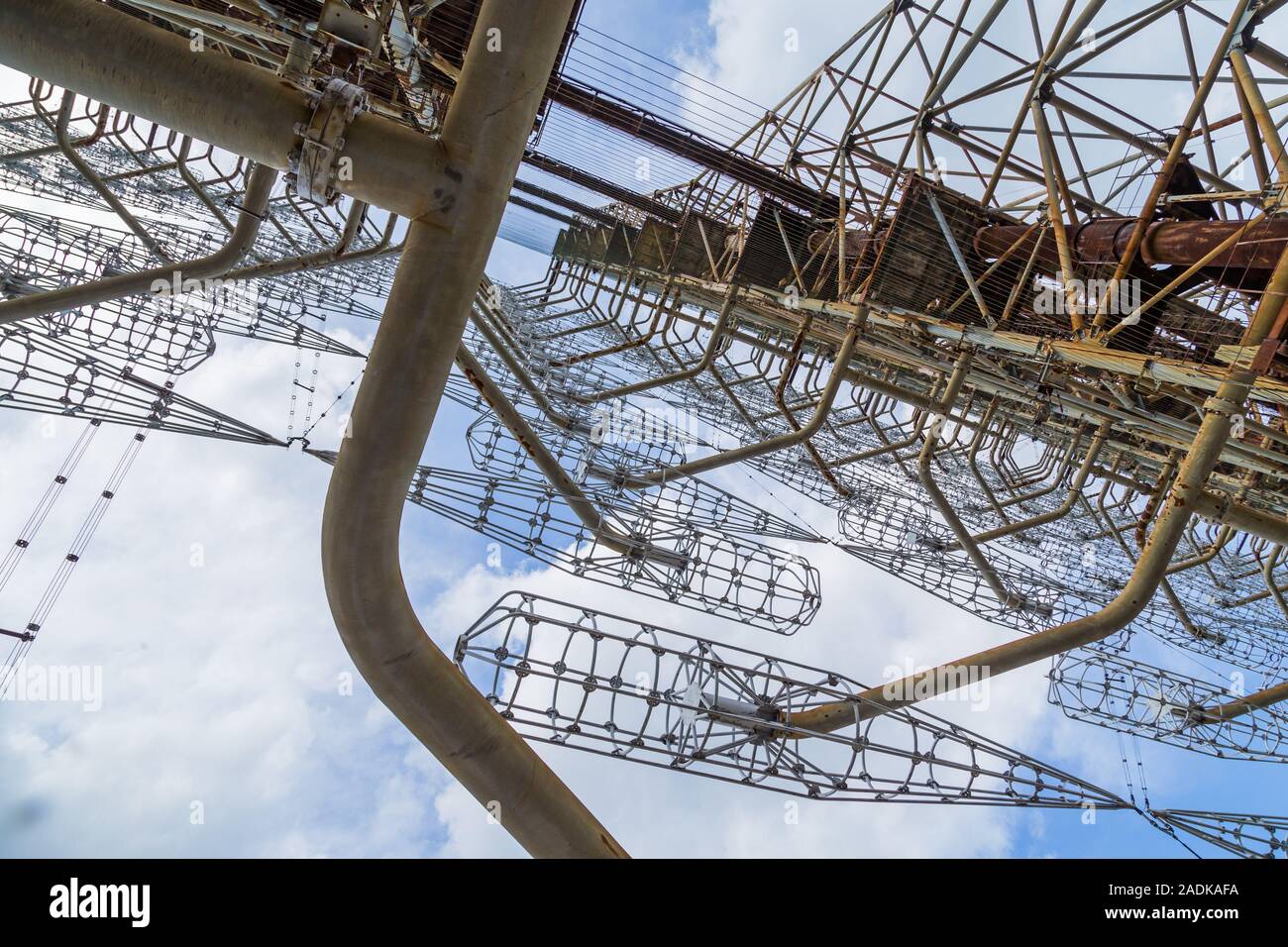Former military Duga radar system in Chernobyl Exclusion Zone, Ukraine ...