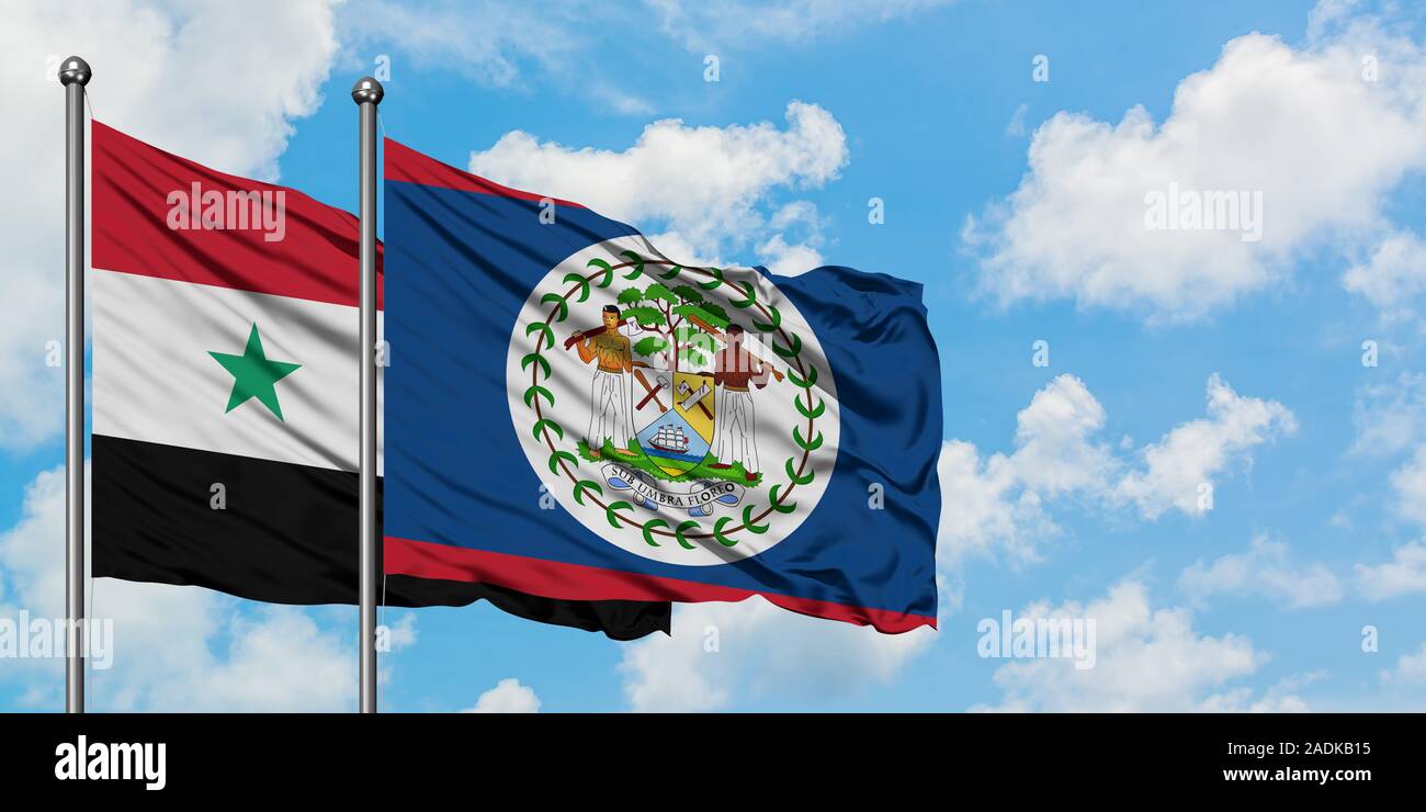 Syria belize flag hi-res stock photography and images - Alamy