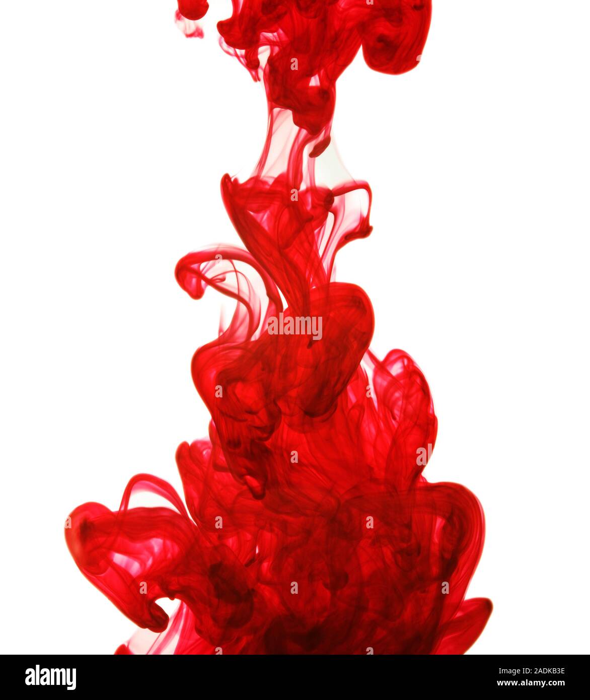Blood mixing with water Stock Photo - Alamy