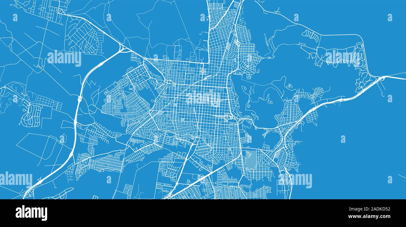 Urban vector city map of Salta, Argentina Stock Vector Image & Art - Alamy