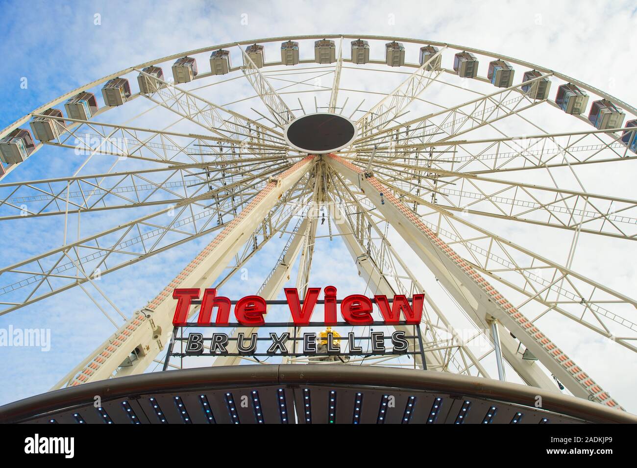 BRUSSELS, BELGIUM - OCTOBER 05, 2019: Brussels Eye is the famous ...