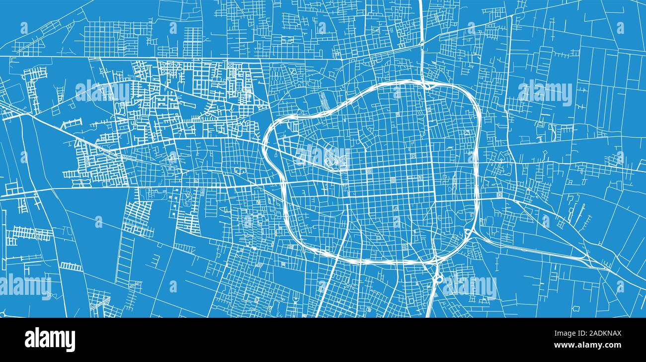 Urban vector city map of San Juan, Argentina Stock Vector Image & Art ...