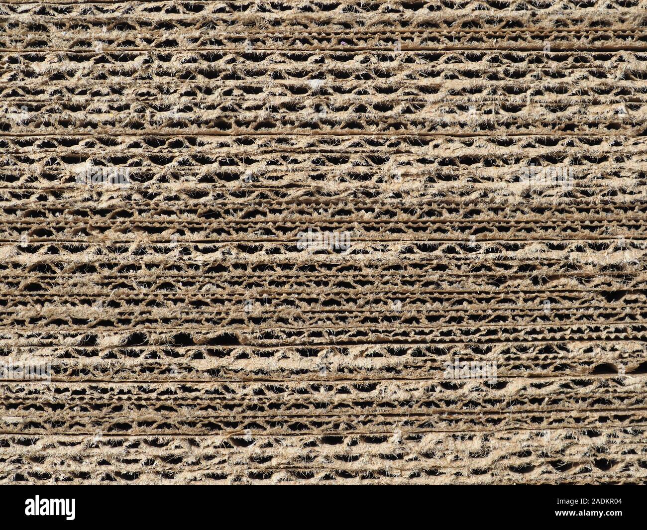 Brown corrugated cardboard texture background Stock Photo - Alamy