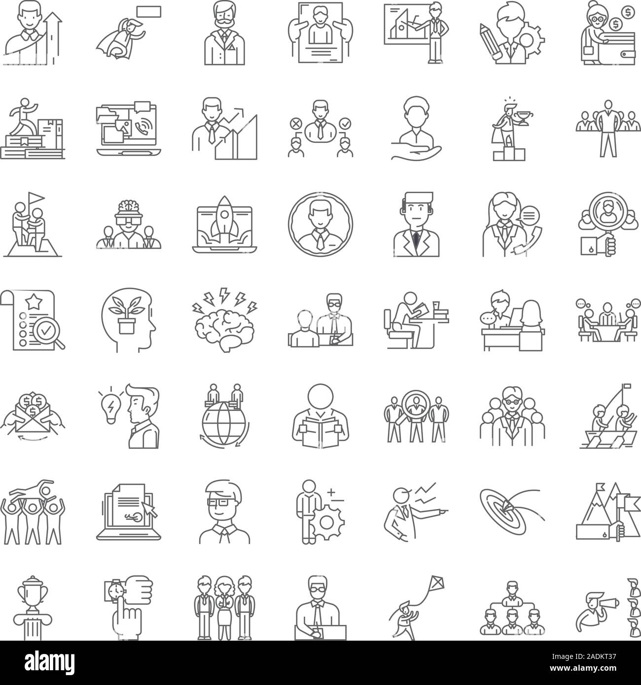 Politics and government linear icons, signs, symbols vector line ...