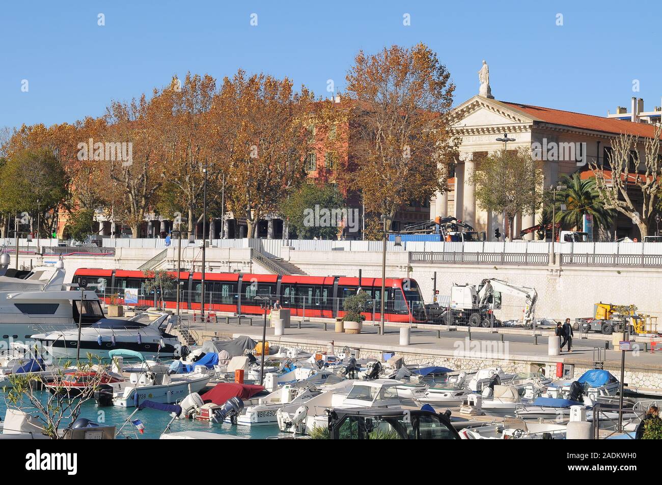 New Tram Line Stock Photo - Alamy