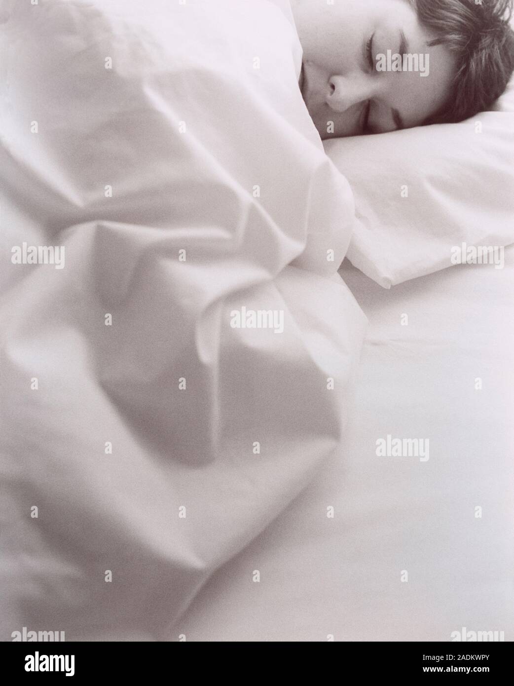 Sleep. Face of a sleeping woman Stock Photo - Alamy
