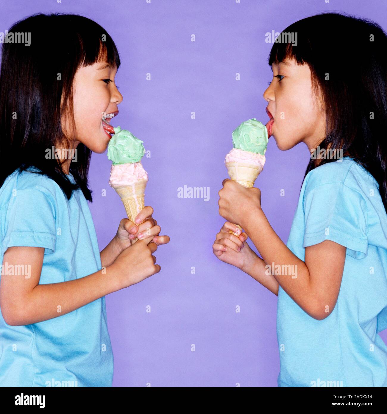 Identical twin sisters. Genetically identical (monozygotic) twins arise ...