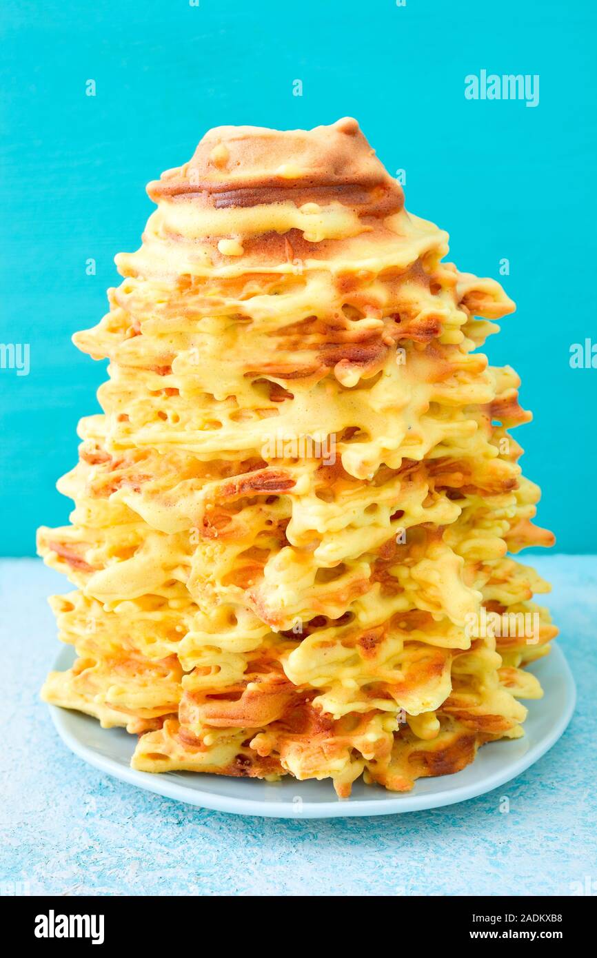 Sakotis- traditional lithuanian and polish cake Stock Photo - Alamy