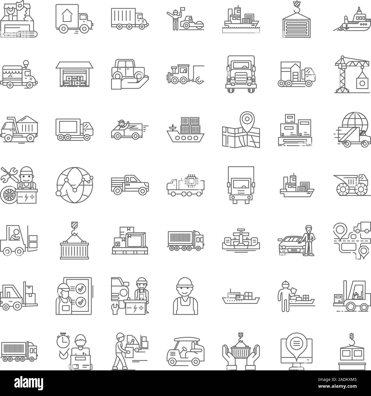 Freight tracking symbols hi-res stock photography and images - Alamy