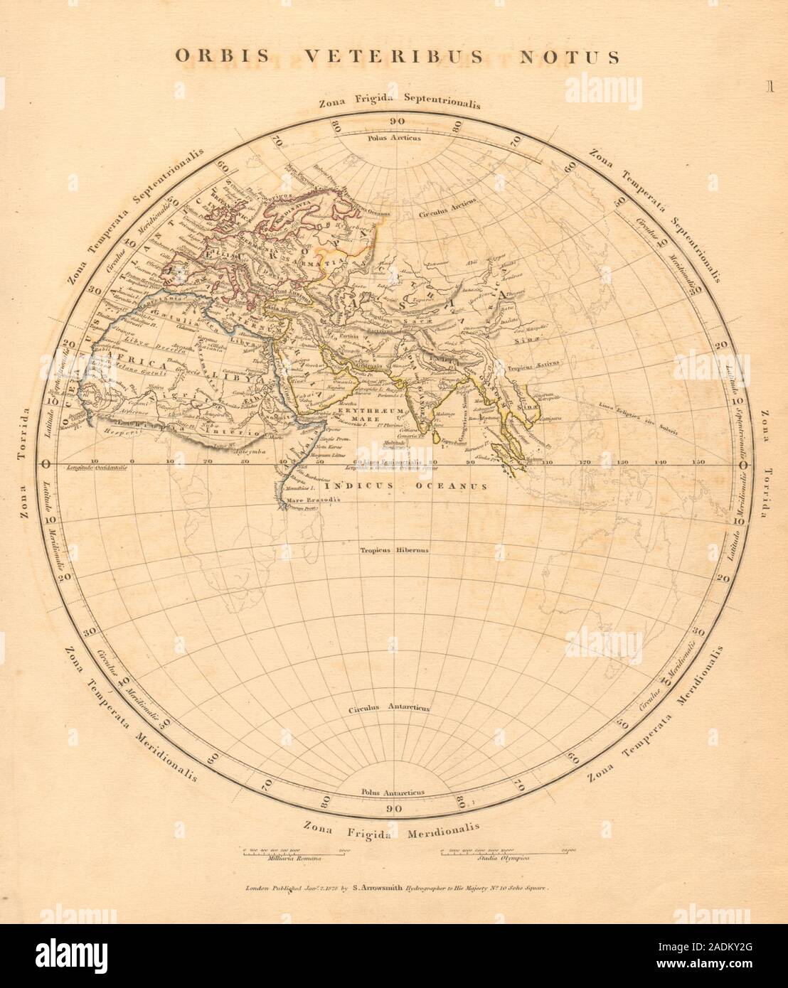 Map of ancient europe copperplate hi-res stock photography and images ...