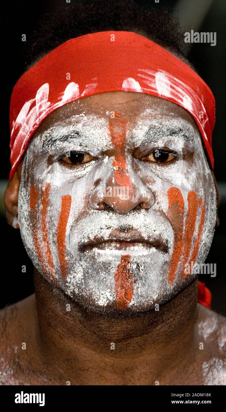 Australian aborigine man. Photographed in Sydney, Australia Stock Photo ...