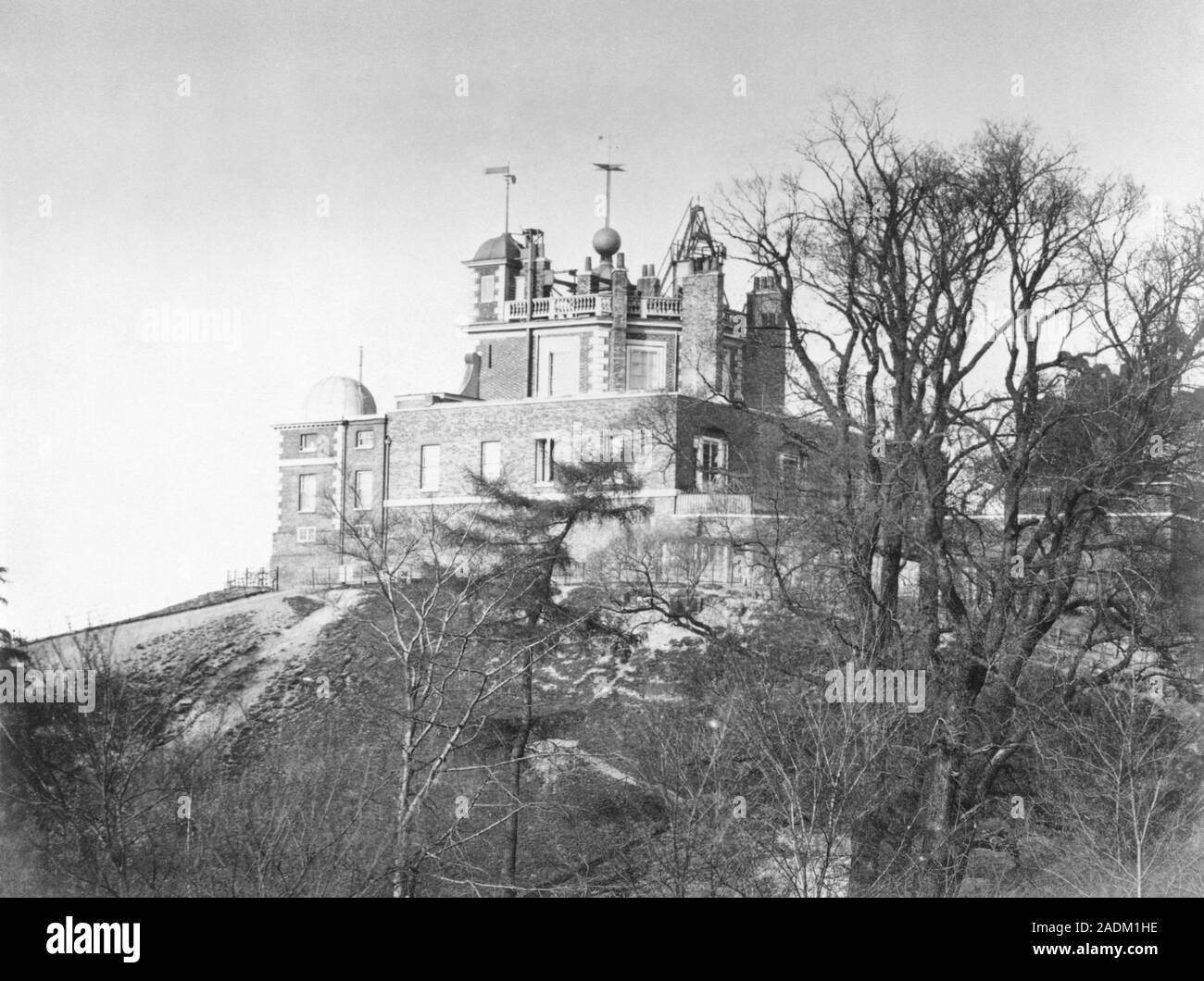 Royal Observatory, Greenwich. Flamsteed House, the main building of the ...