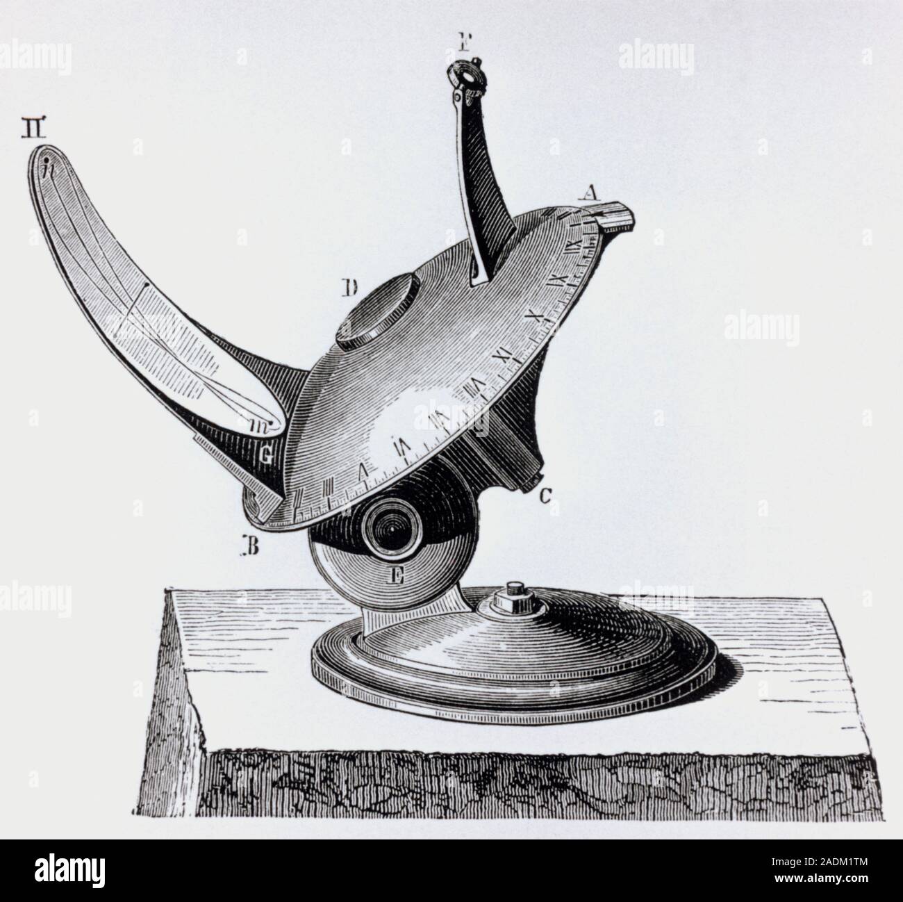 Precision sundial. Flechet's solar chronometer, a sundial claimed to be ...