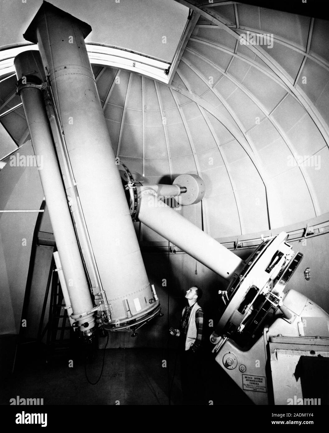 Telescope at the Lick Observatory, Mount Hamilton in California, USA ...