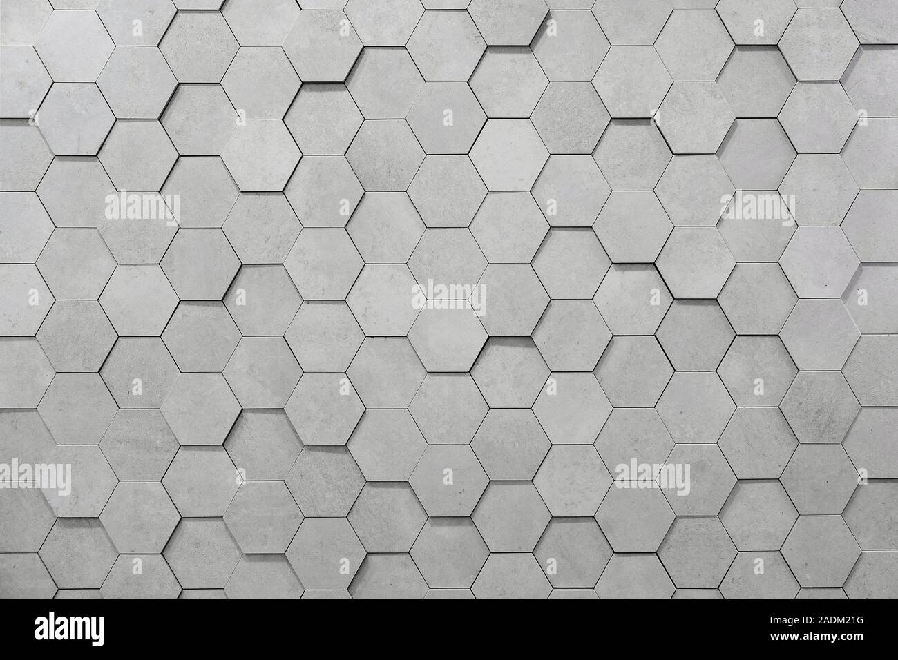 Geometric hexagons. Abstract silver metal background Stock Photo - Alamy