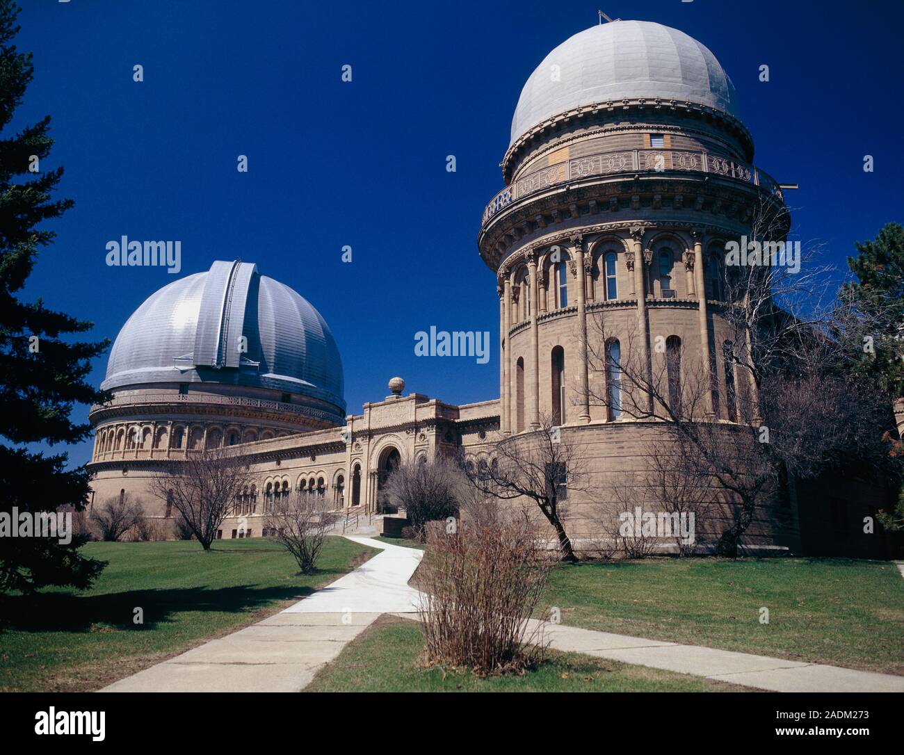 The Yerkes Observatory of the University of Chicago. The observatory ...