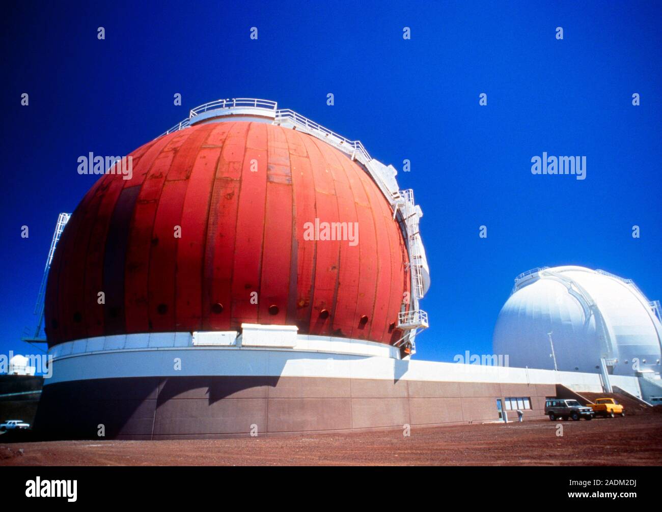 The Keck telescopes. The Keck I (right, white) and Keck II telescopes ... The Keck telescopes. The Keck I (right, white) and Keck II telescopes ...
