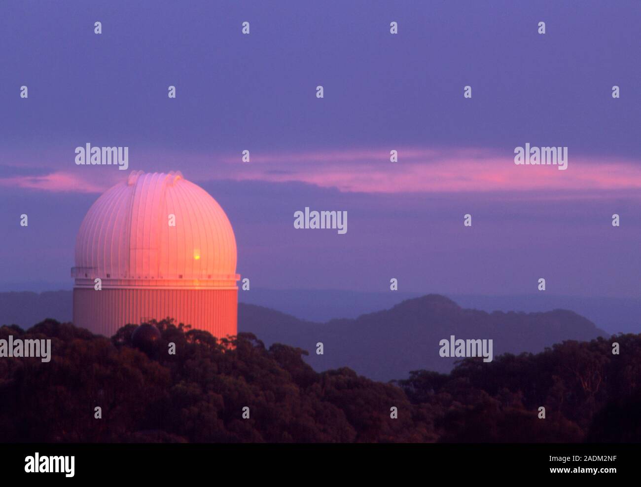 Anglo-Australian Telescope. View of the dome of the Anglo-Australian ...
