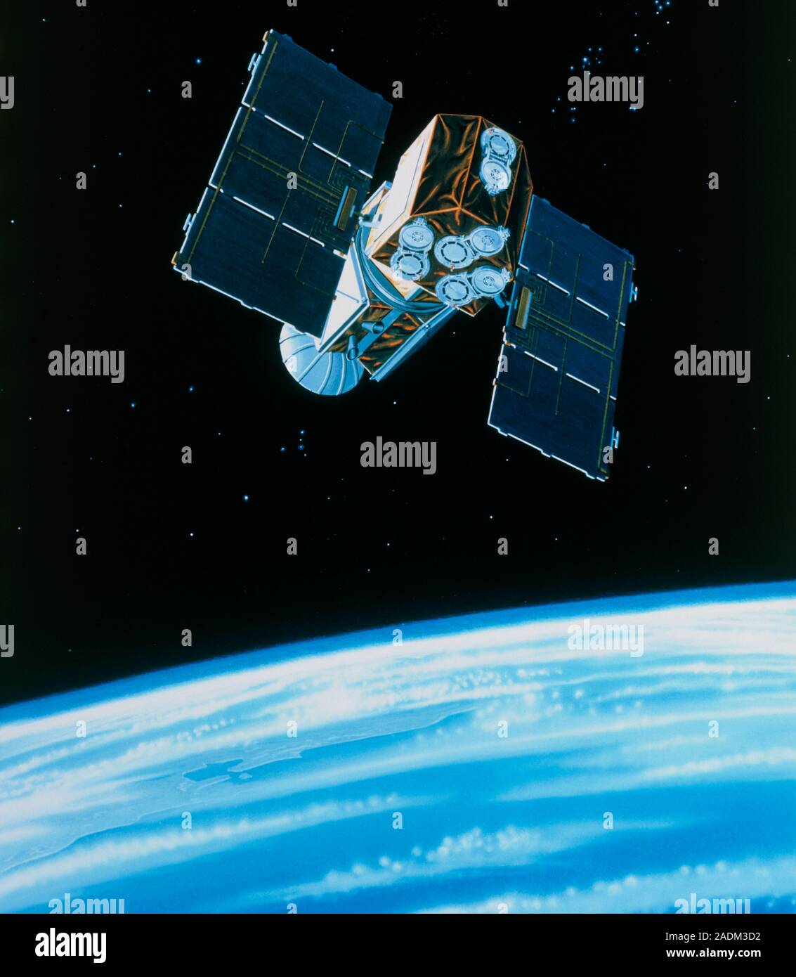 Artist's impression of NASA's Extreme Ultraviolet Explorer (EUVE ...