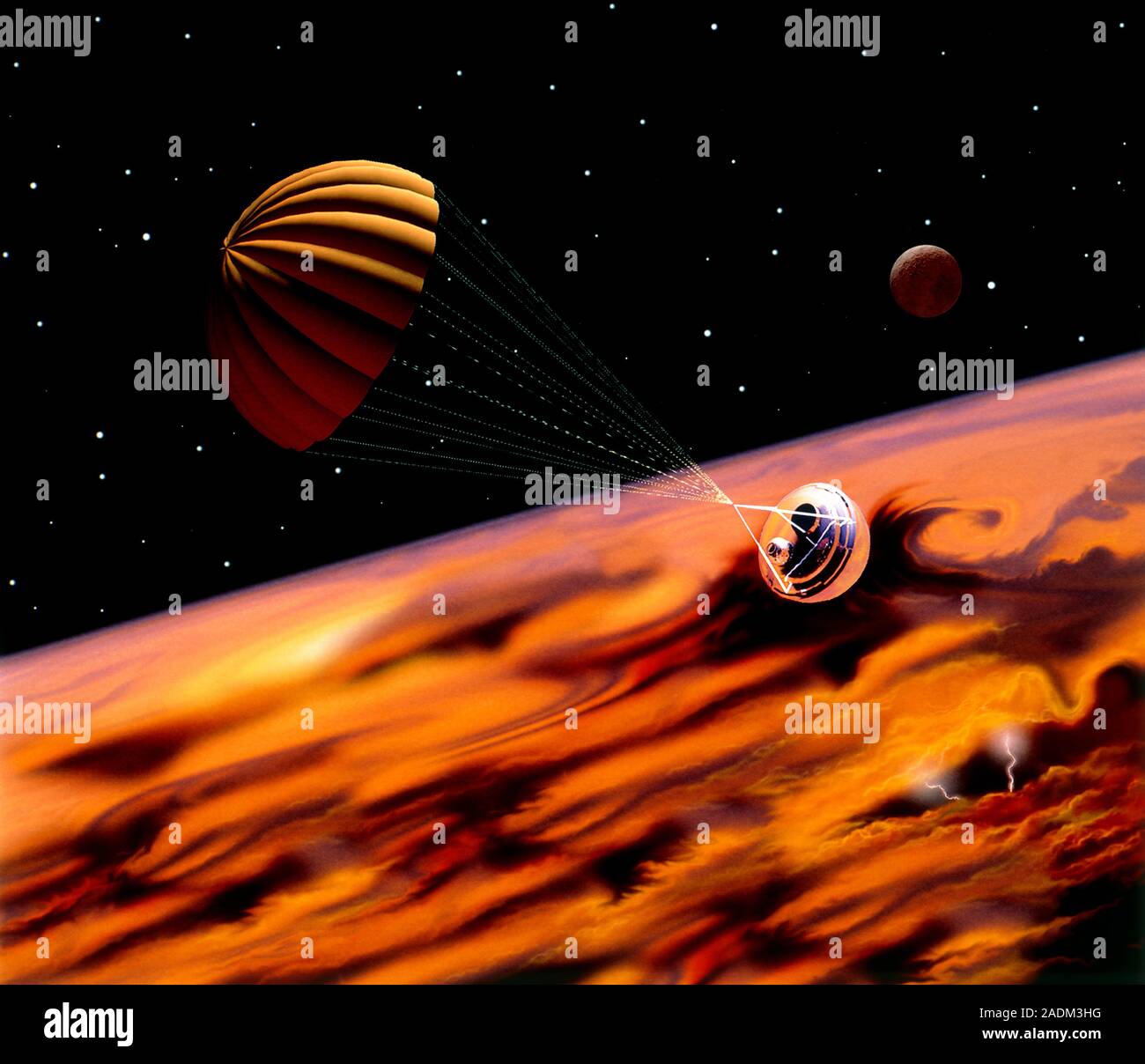 Galileo atmospheric probe encounters Jupiter. The Galileo spacecraft ...