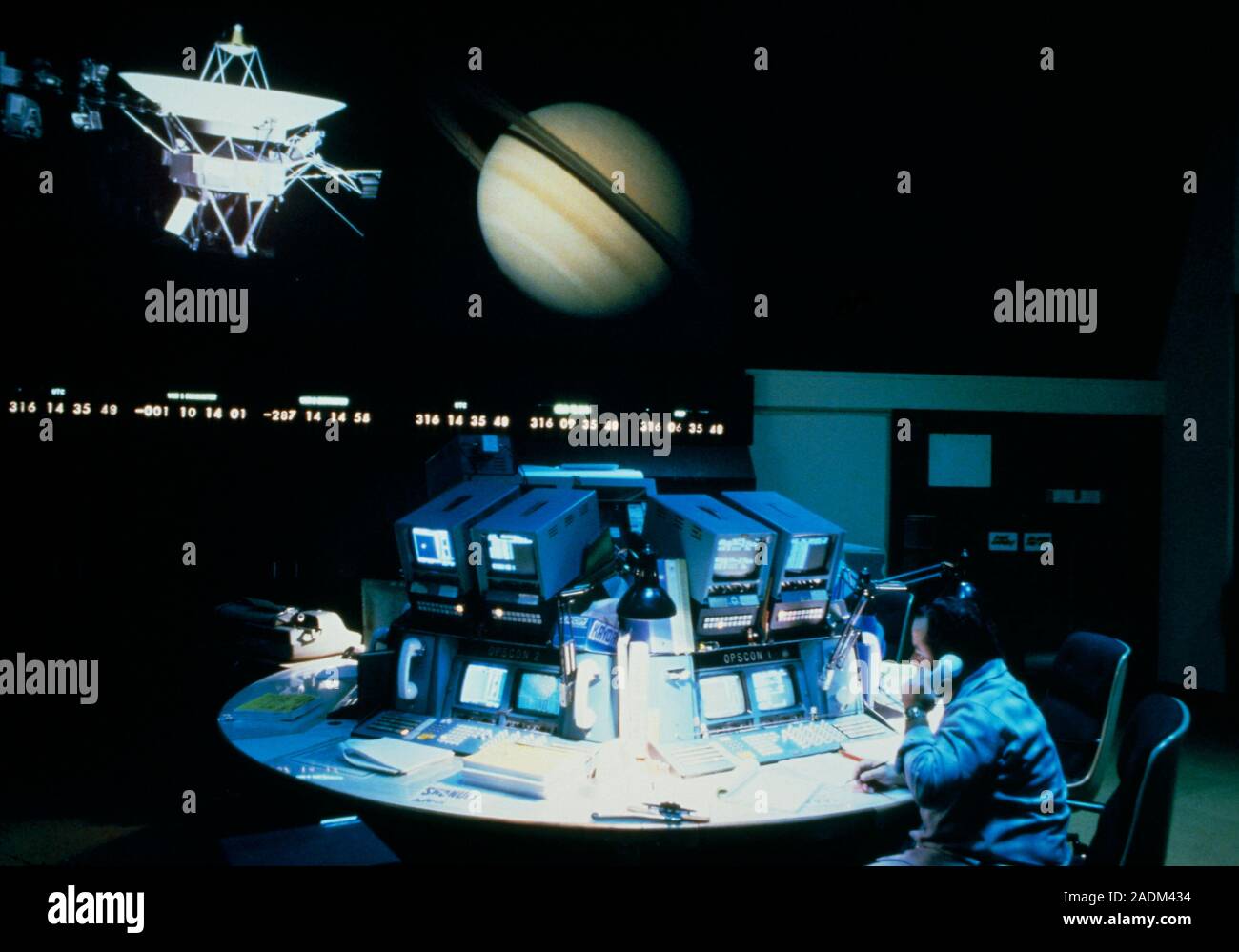 Mission Control at the Jet Propulstion Laboratory (JPL), Pasadena ...