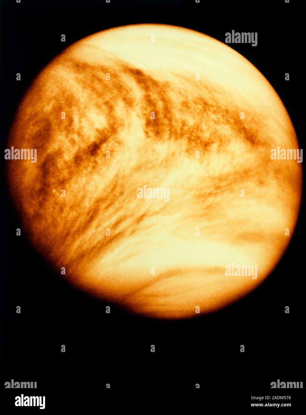 Pioneer Venus 2 ultraviolet image of the full disk of Venus showing the ...