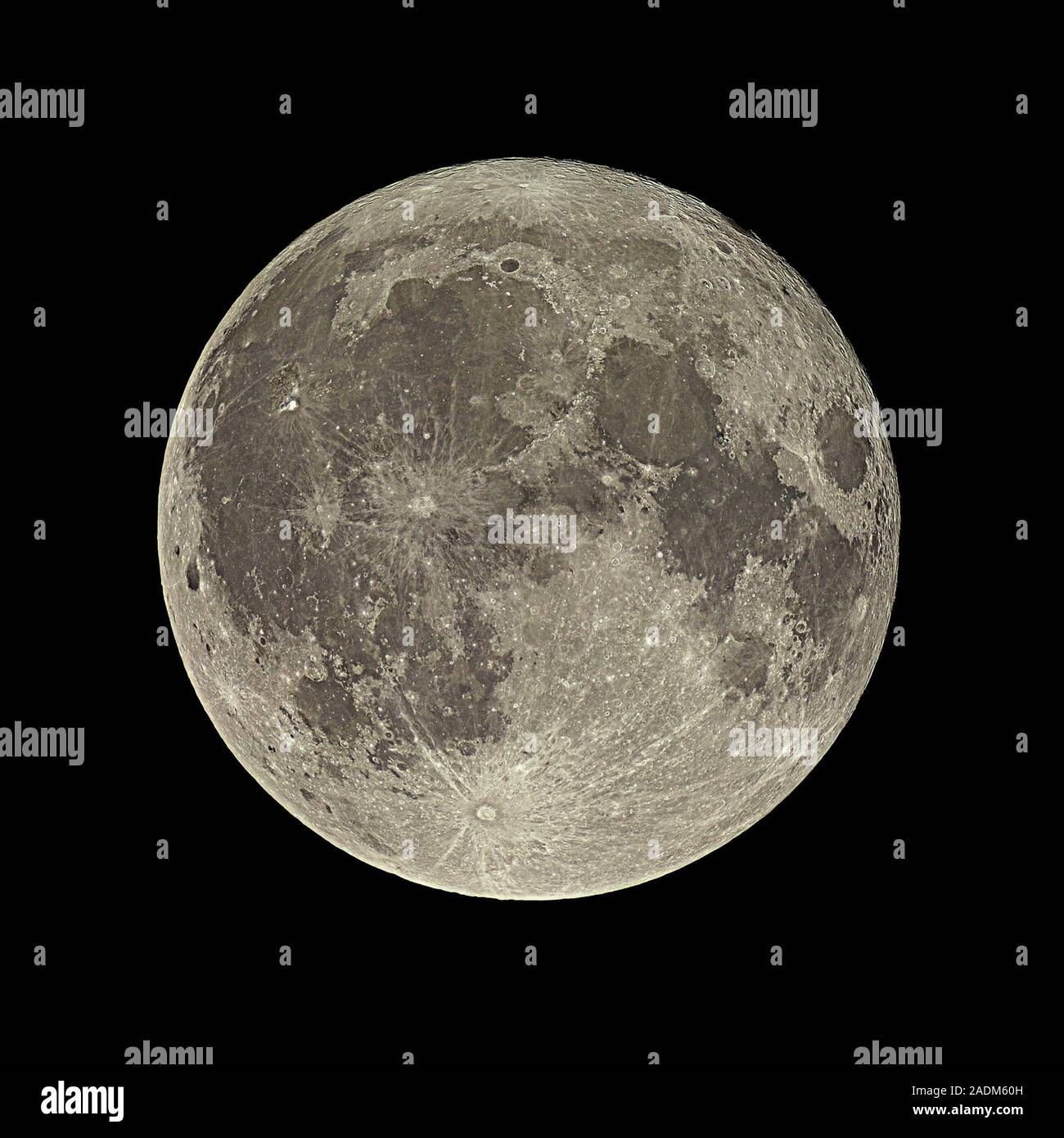 Waning gibbous Moon. Image 15 of 27. Optical image of a waning (decreasing in apparent size ...