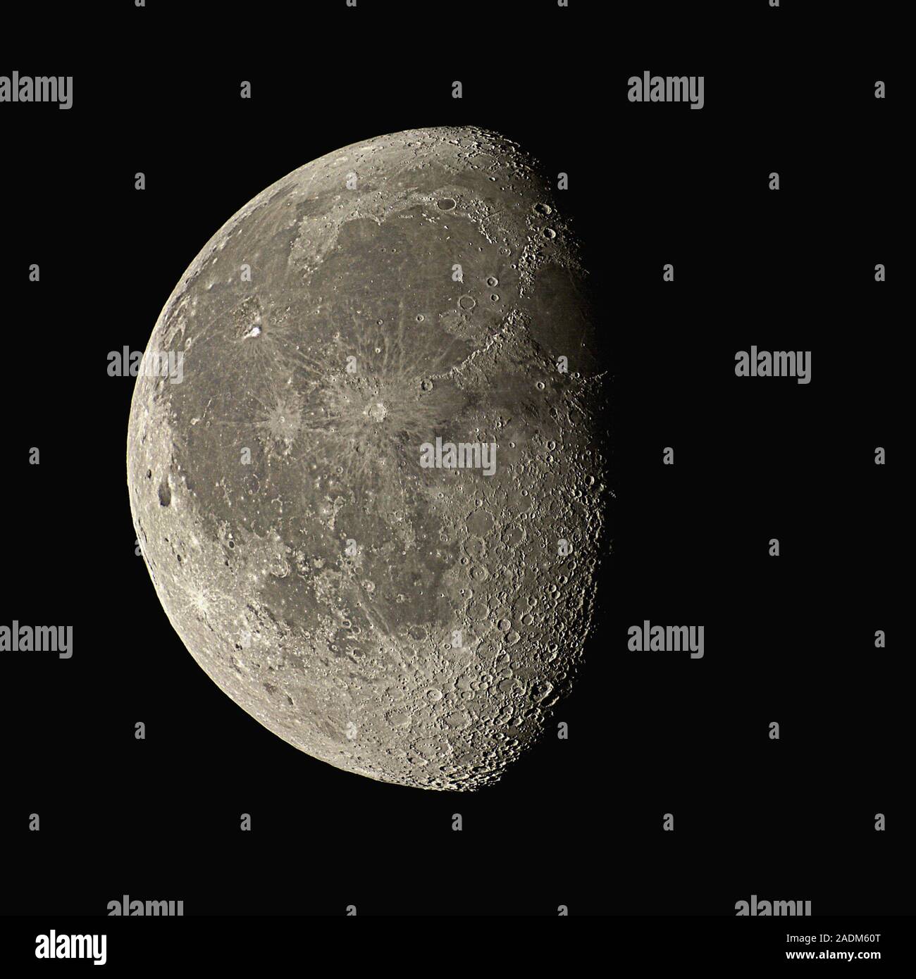 Waning gibbous Moon. Image 20 of 27. Optical image of a waning ...