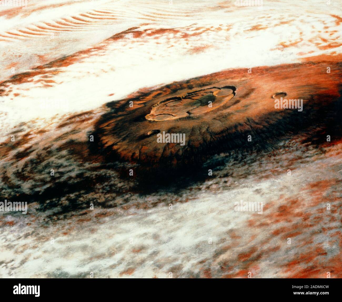 Viking orbiter mosaic image of the surface of Mars, showing the giant ...