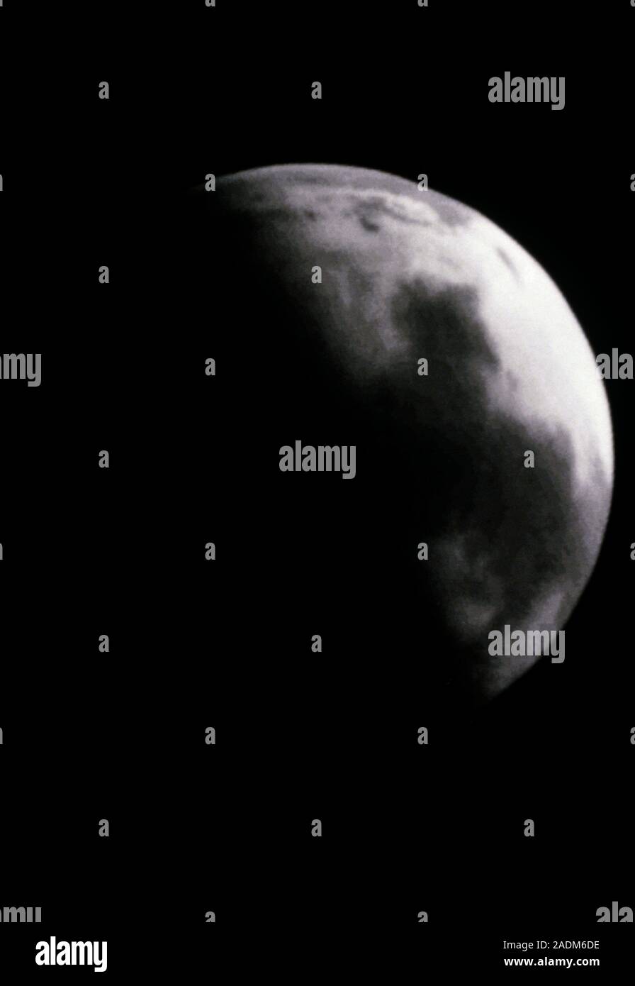 Mars Observer image of the Red Planet. The first image of Mars made by ...