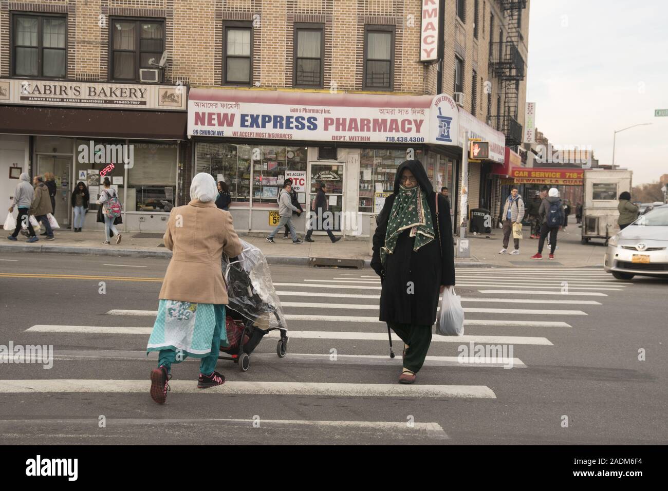 Corner of McDonald and Church Avenues where many Muslim immigrants live ...