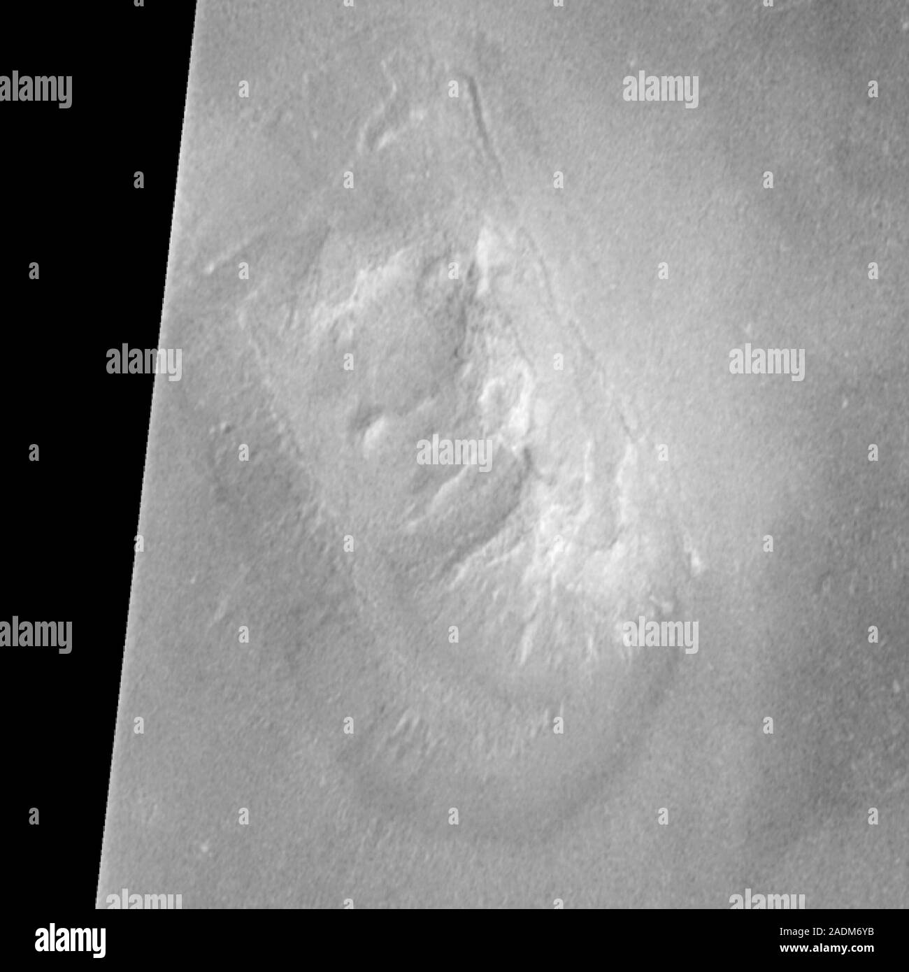 Face on Mars. Mars Global Surveyor (MGS) space- craft image of the face ...