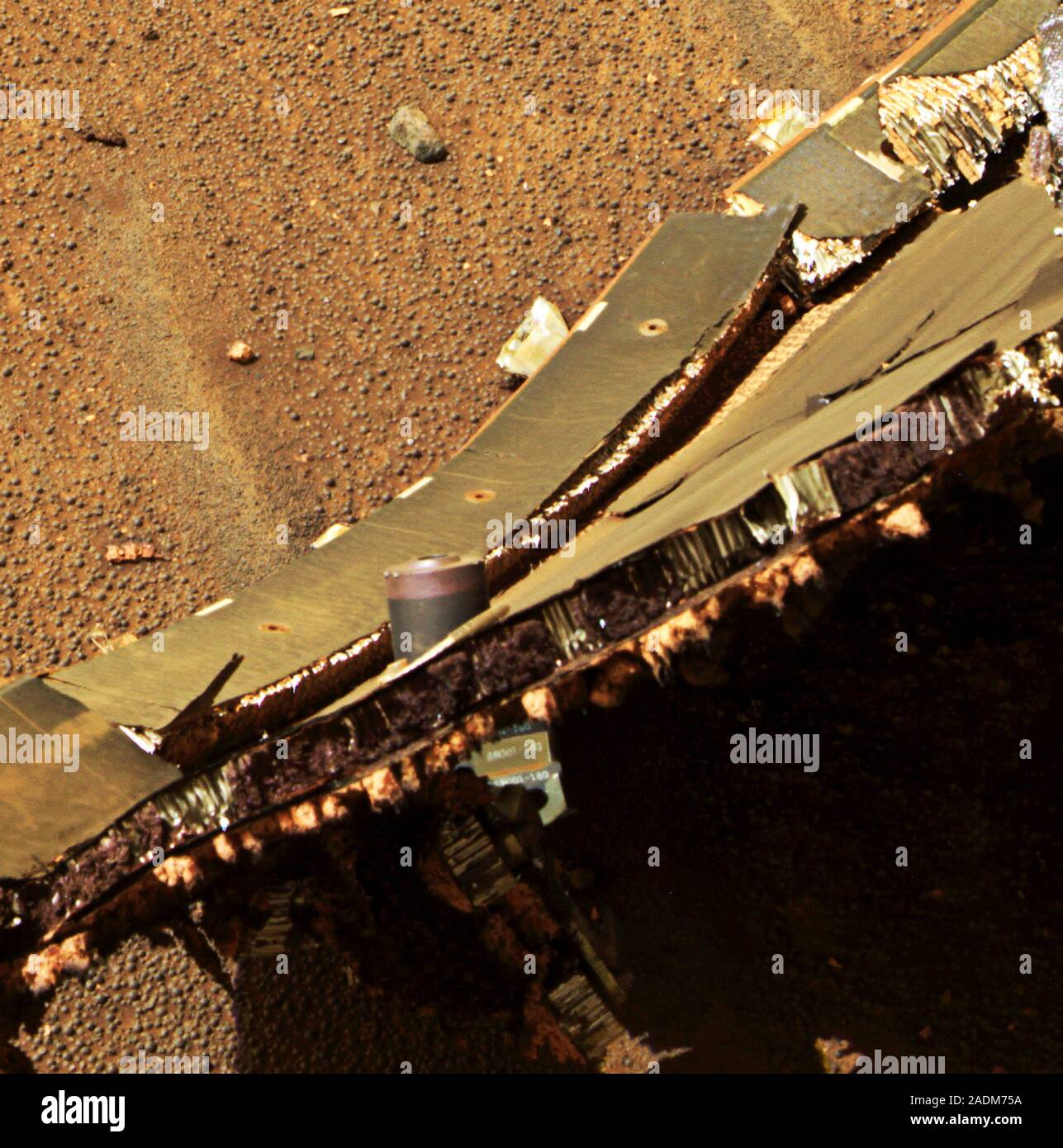 Mars exploration craft heat shield. Image from NASA's Mars exploration ...