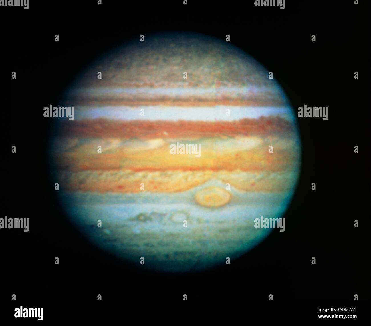 Jupiter as seen from the Hubble Space Telescope's planetary camera on ...