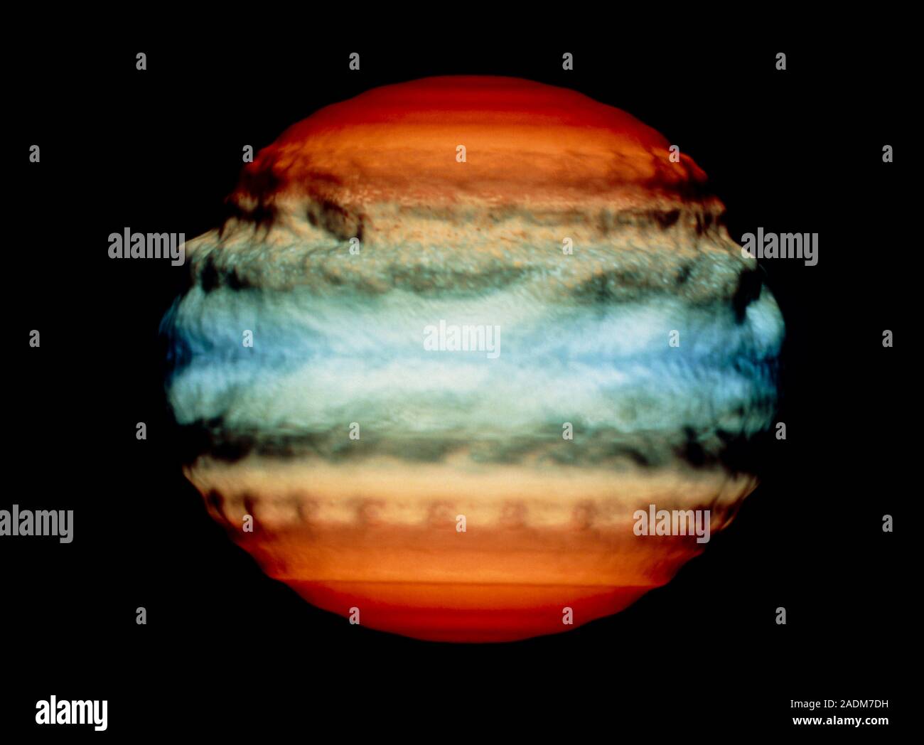 Comet Shoemaker-Levy impact on Jupiter, July 1994. First in a series of ...