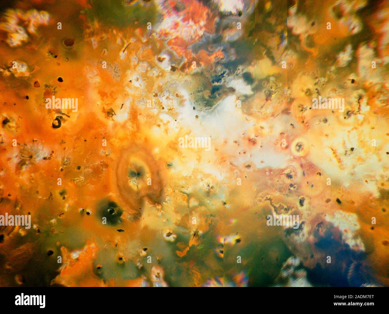 Enhanced natural colour image of the surface of Jupiter's moon Io ...