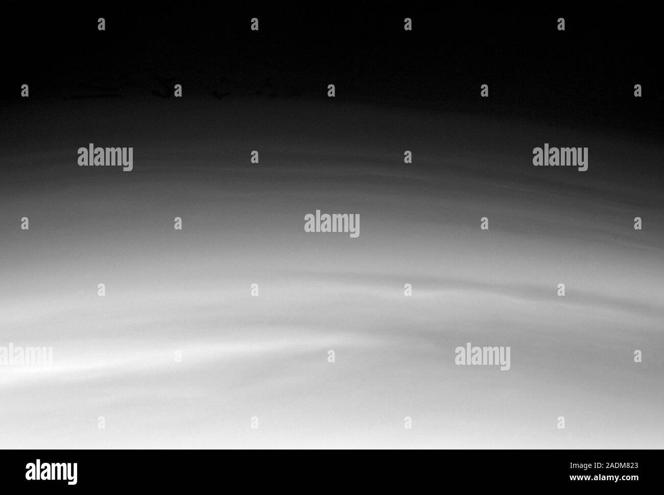 Titan. Cassini spacecraft image of haze layers in Titan's atmosphere ...