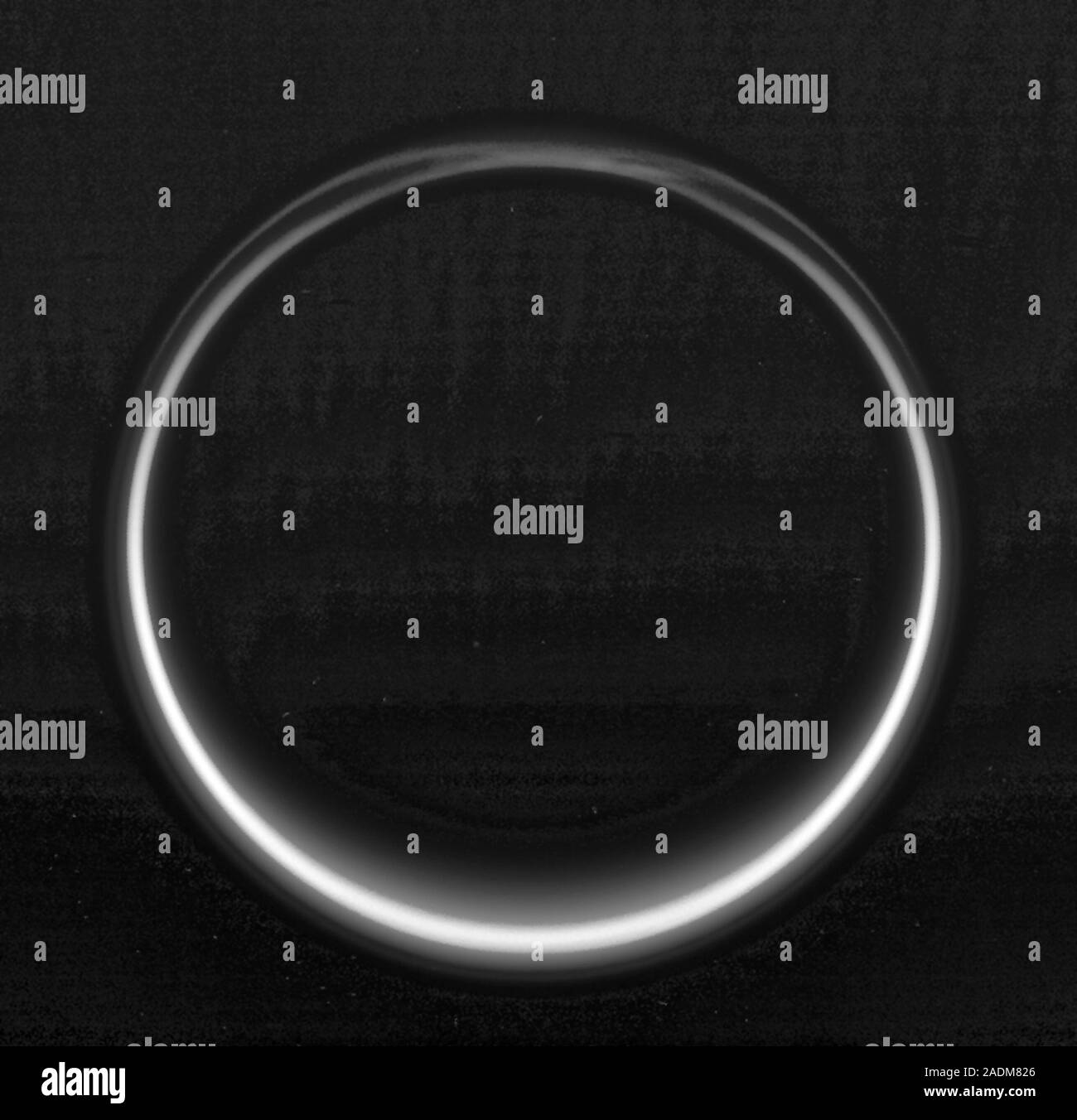 Titan. Cassini spacecraft image of the dark side of Titan, Saturn's ...