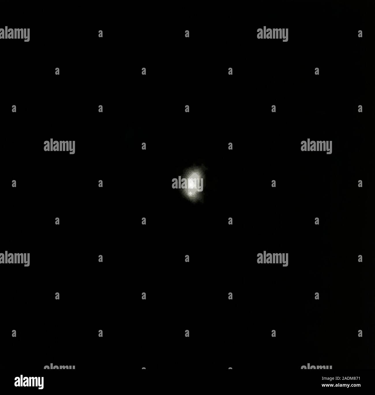 Visible light image of Nereid, the outermost moon of Neptune and the ...