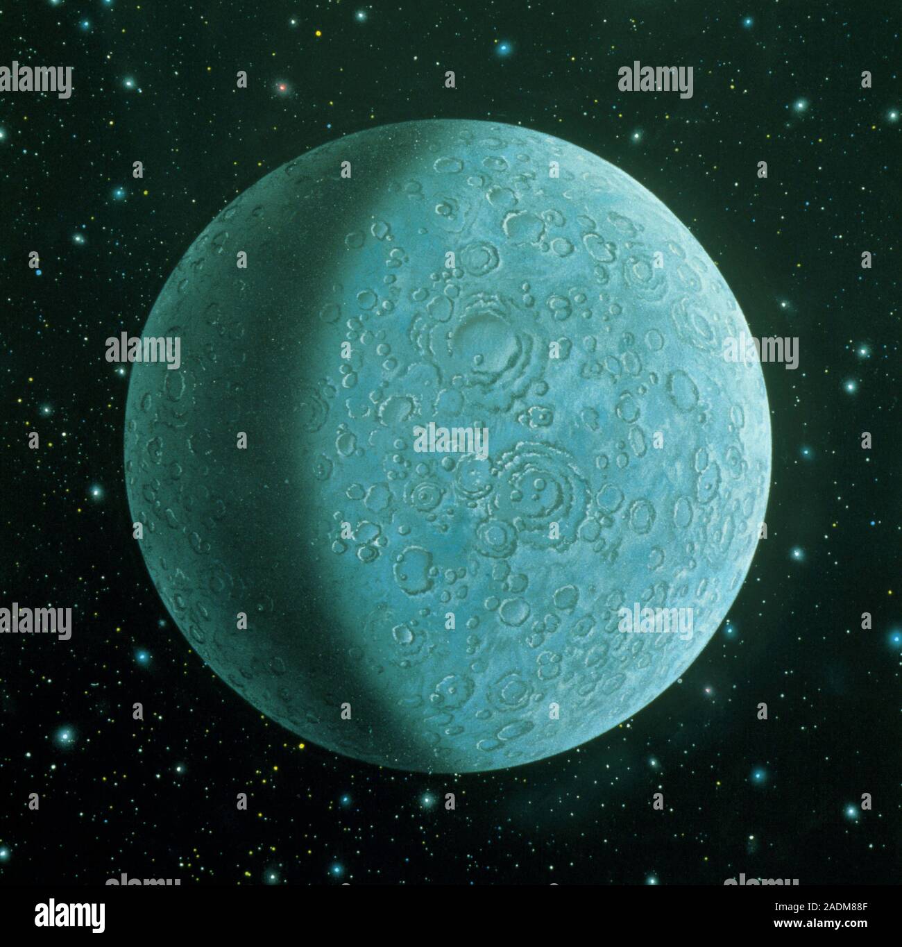 Pluto. Artist's impression of what the planet Pluto might look like. Pluto is the smallest ...