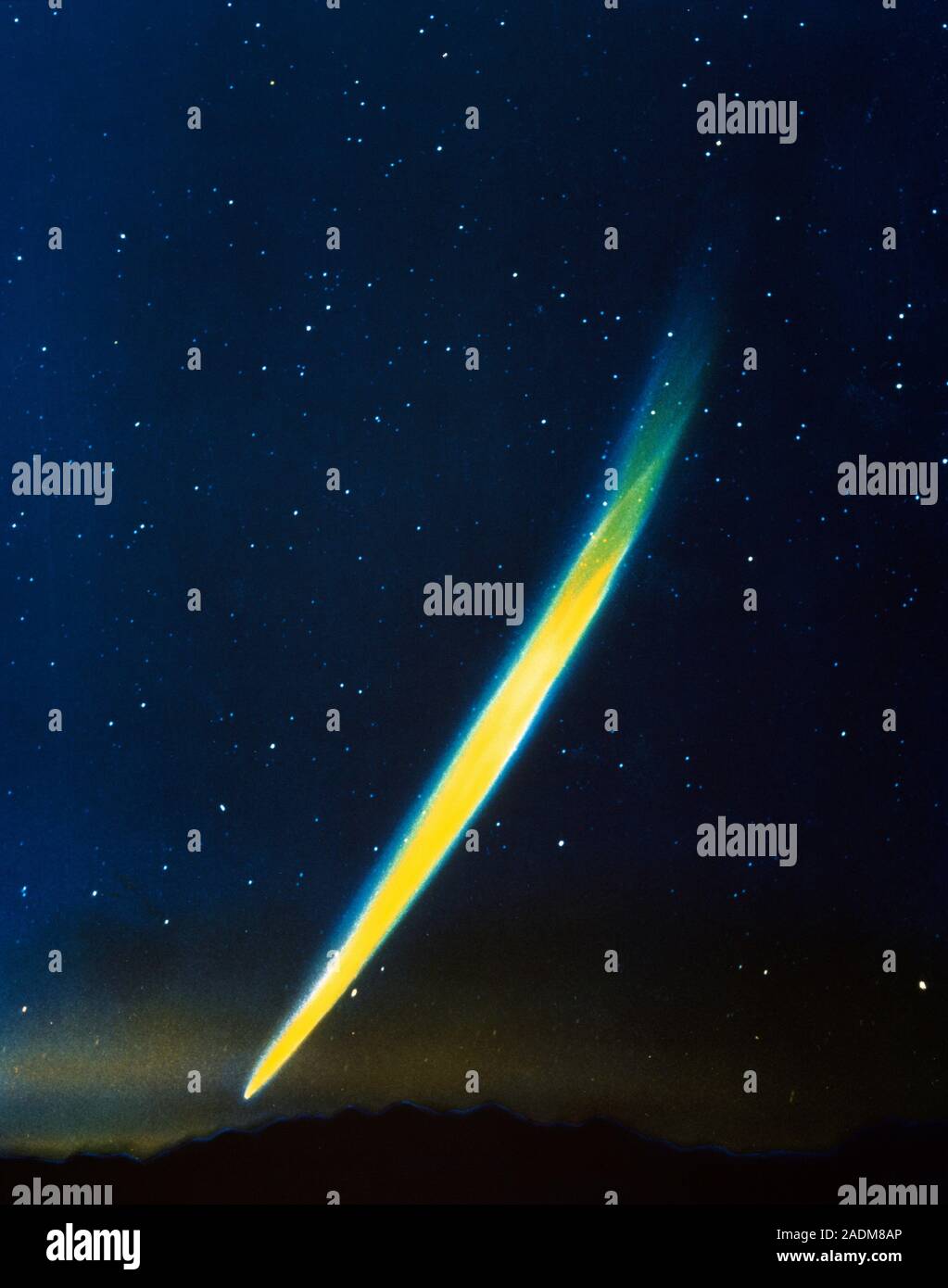 Optical photograph of Comet Ikeya-Seki, taken on 29 October, 1965. A ...