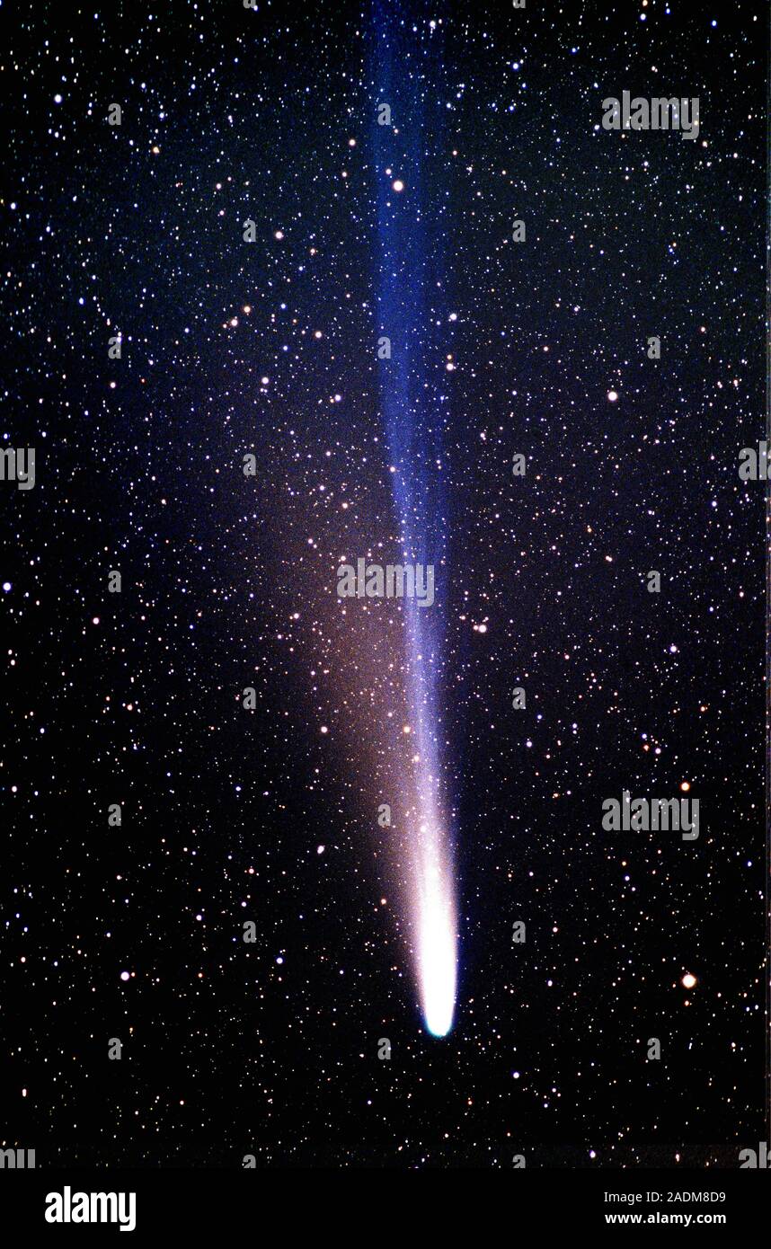 Comet Ikeya-Zhang, optical image. This bright comet was visible in the ...