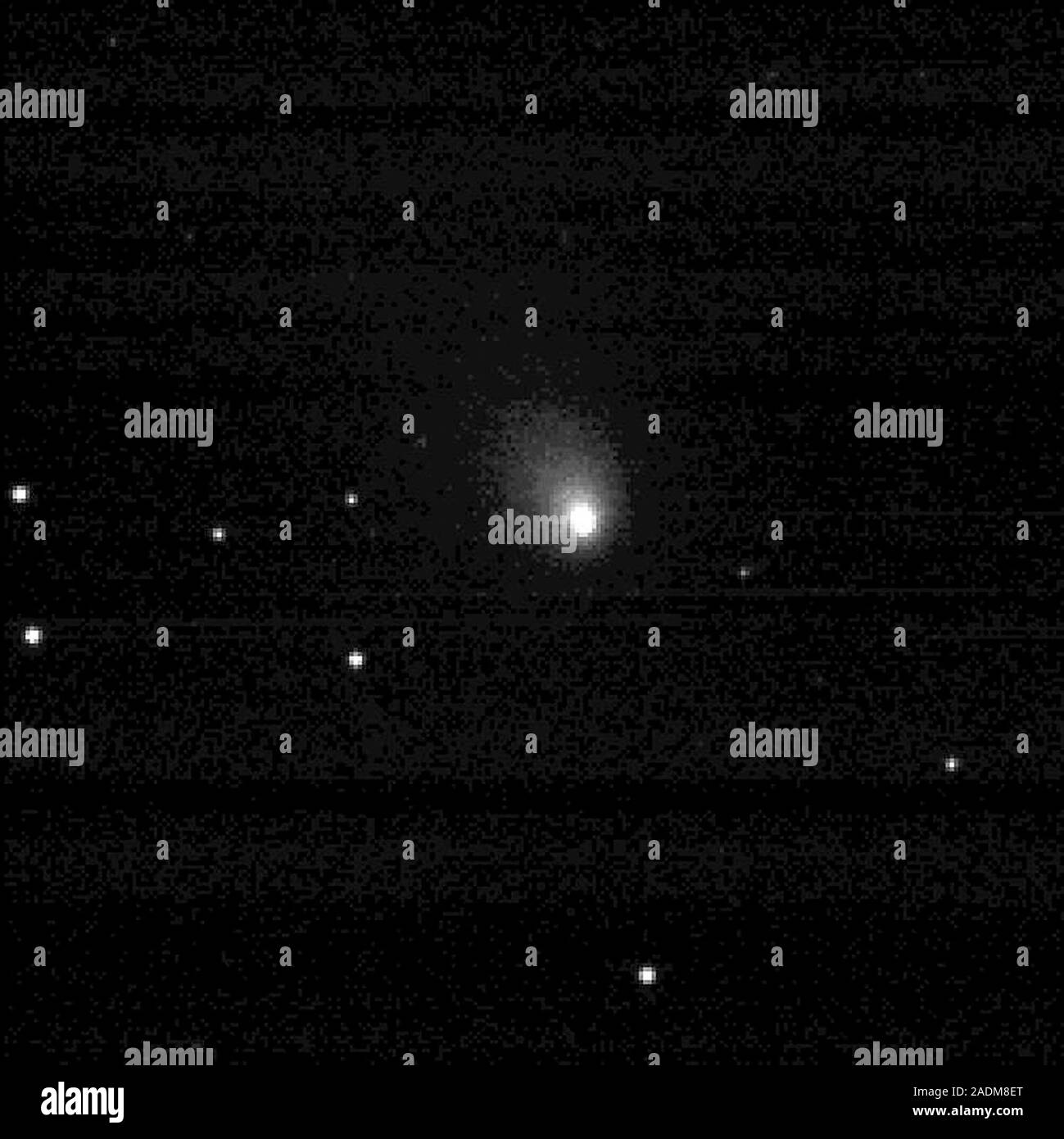 Comet Tempel 1 before Deep Impact comet strike. The Deep Impact ...