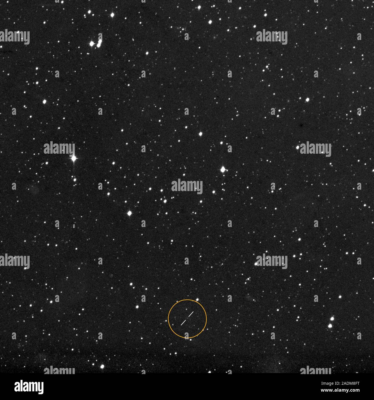 Comet McNaught. First image of the comet, which is identified as the ...