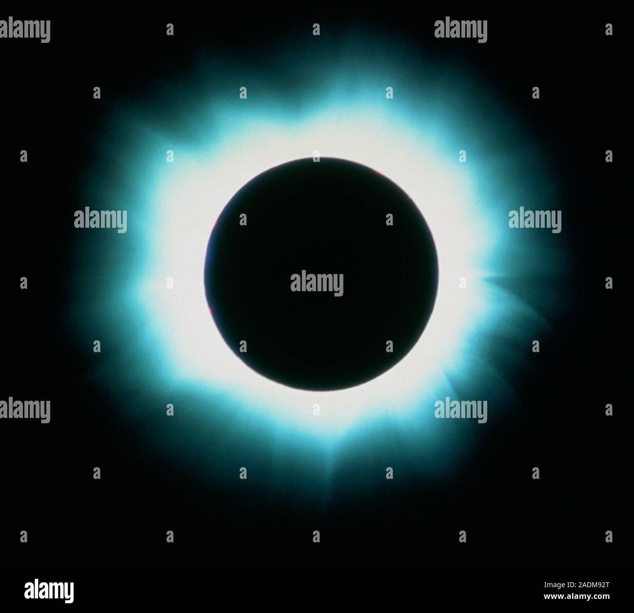 Total solar eclipse of February 16, 1980, photographed from the Taita ...