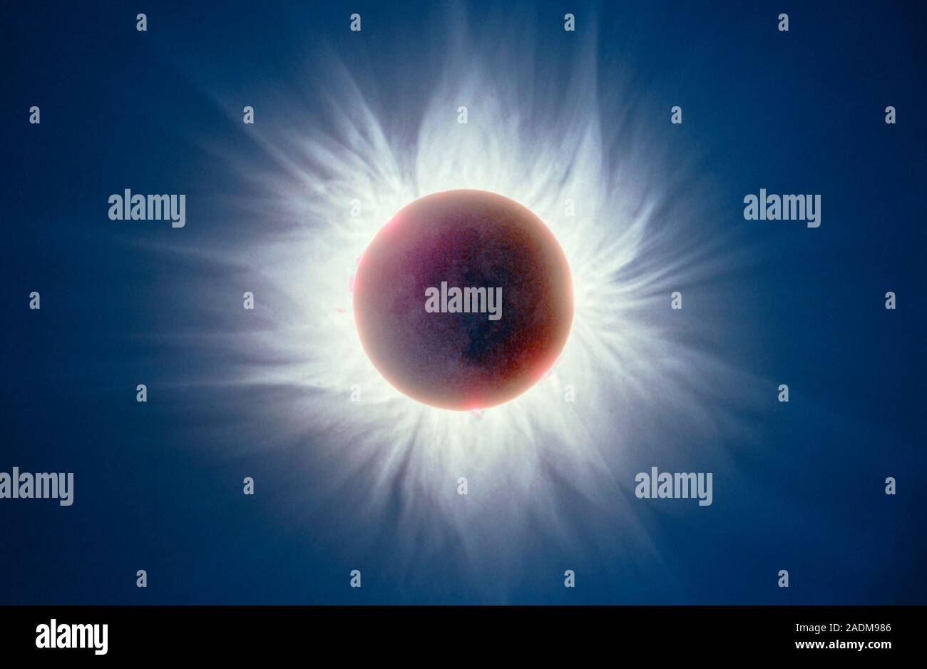 Total solar eclipse of 11th August 1999, at totality. Solar eclipses ...