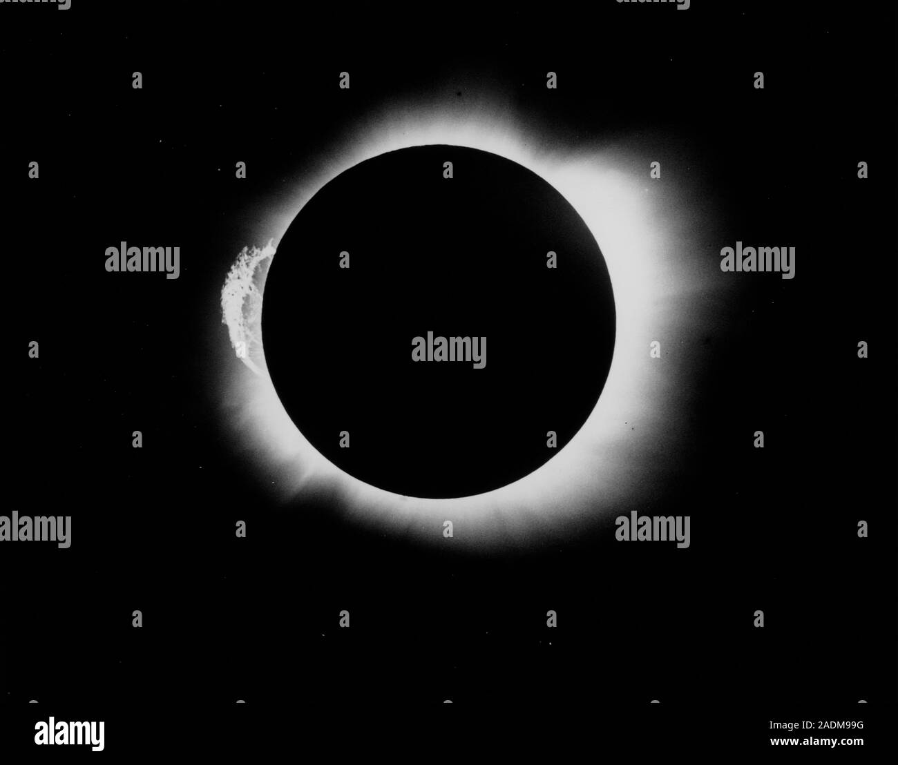 1919 solar eclipse. Image 2 of 3. This set of images, taken by the ...