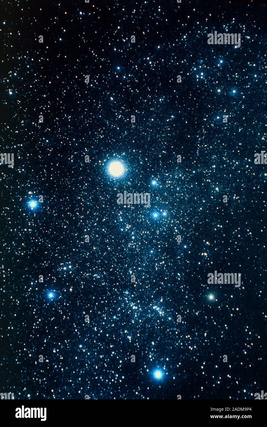 The constellation Auriga (the Charioteer). The brightest star seen here ...