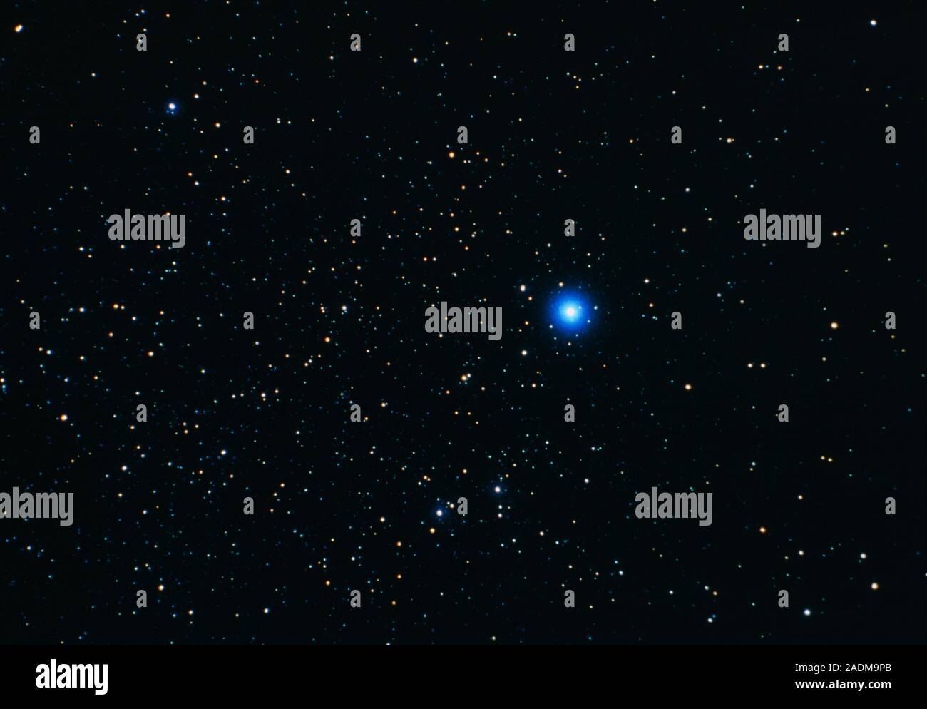 Photograph showing the constellation Lyra (the Harp). Lyra is a ...