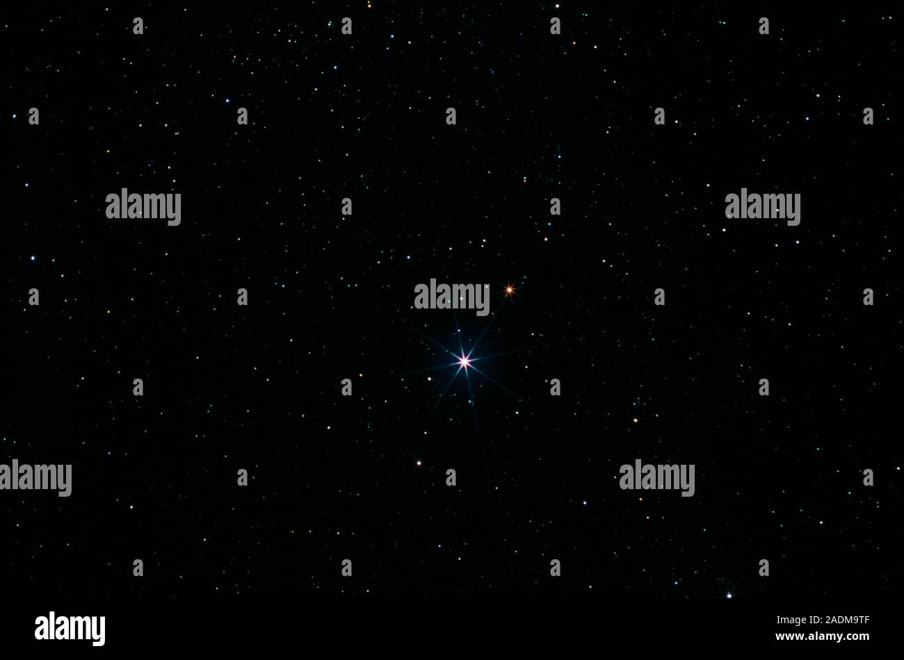 Aquila constellation. Star Altair in the constellation of Aquila. The ...